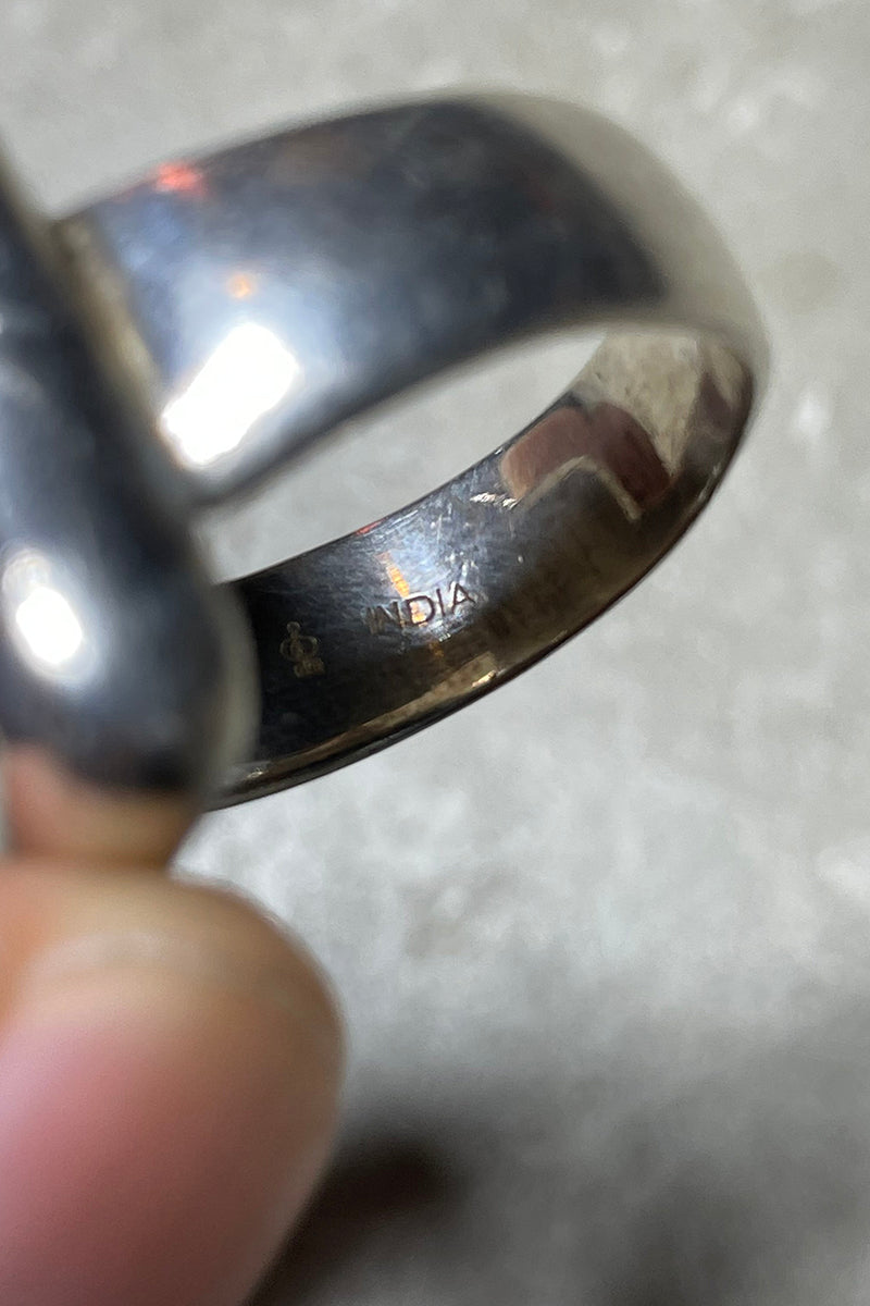 VINTAGE SILVER JEWELRY | MADE IN INDIA 925 SILVER RING – STOCK ORIGINALS